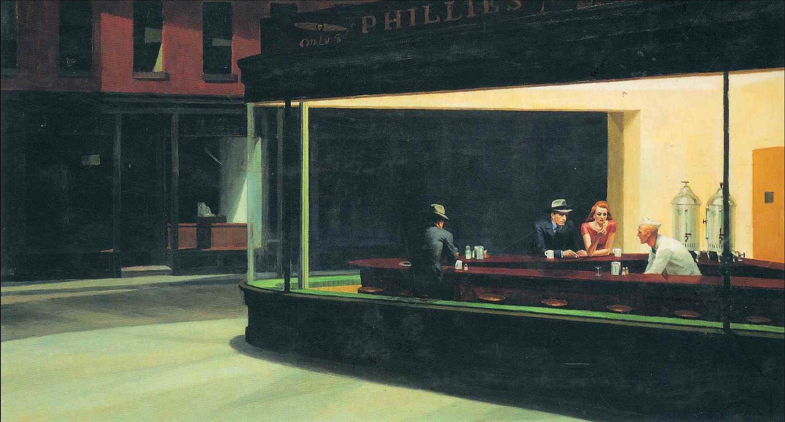 Desde el otro lado del cuadro: Nighthawks - Edward Hopper