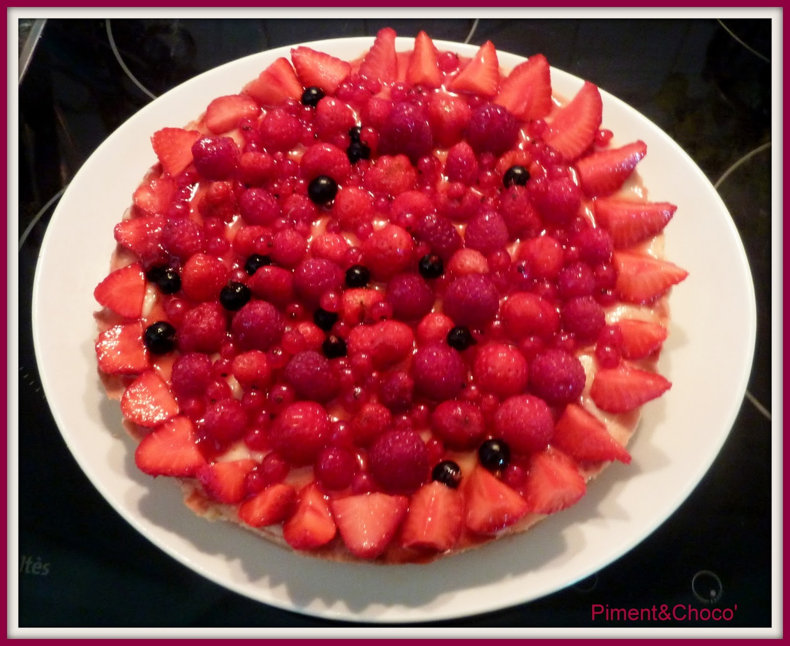 Piment & Choco .: Tarte aux fruits rouges