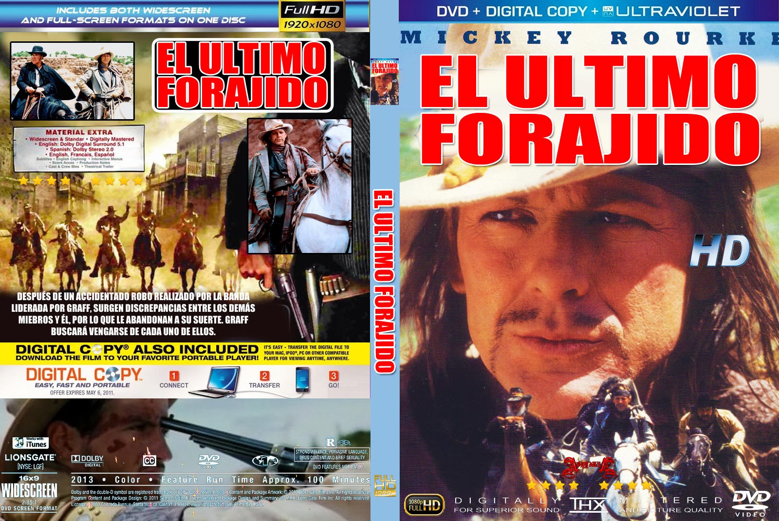 Cover: el ultimo forajido dvd