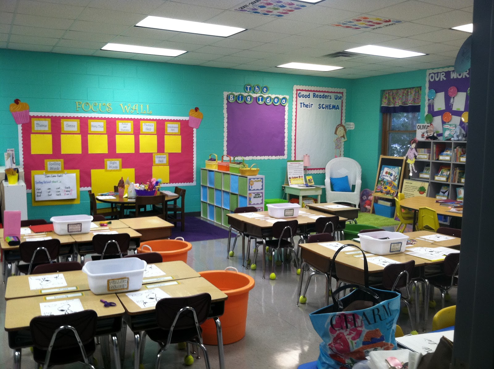 Life in First Grade: Teacher Week: My Classroom
