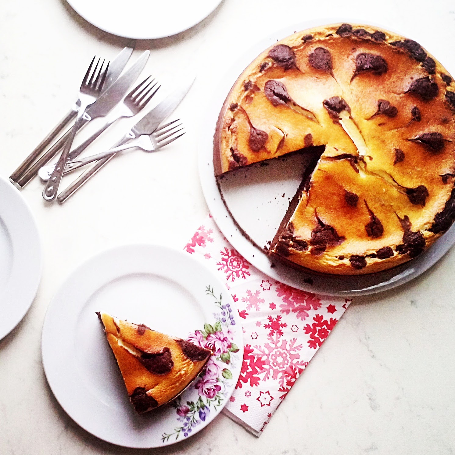 LABNELİ KEK (ya da altı browni üstü cheesecake:) - KÜBRA EMİR