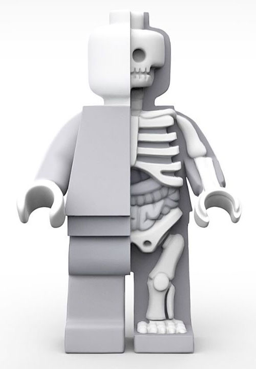 WIP of "Micro Anatomic" by Jason Freeny x Mighty Jaxx for #STGCC2015