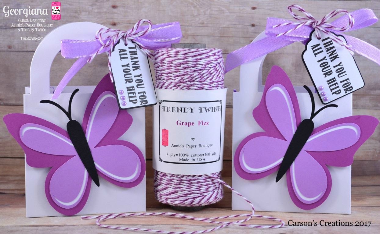 Carson's Creations: Springtime Thank You Bags for Trendy Twine