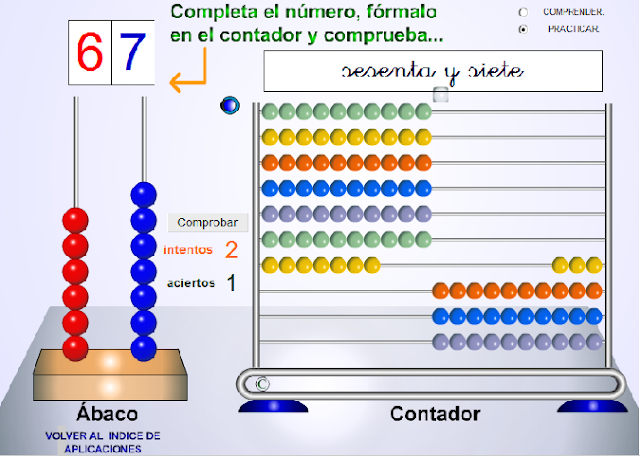 APRENDER ES DIVERTIDO 1º Y 2º: Ábaco contador.