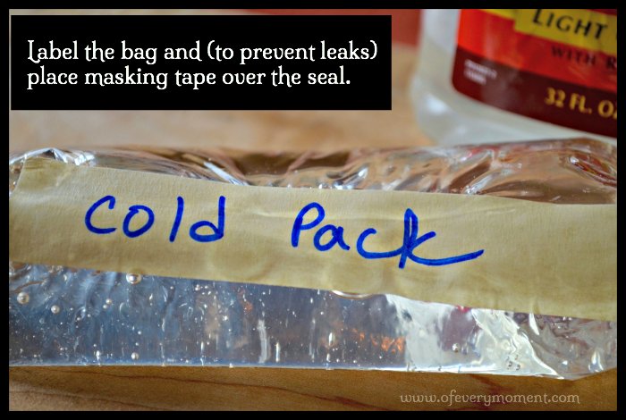 How to Make a Soft and Flexible Cold Pack For Aches and Injuries | the ...