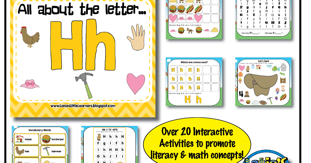 Lanie's Little Learners: All About the Letter H - Letter of the Week ...