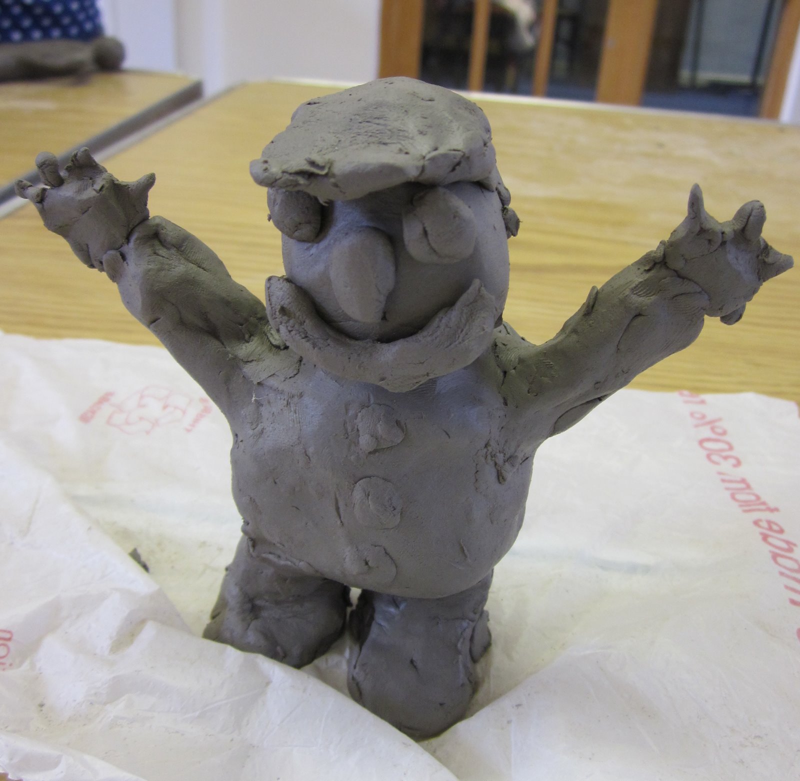 Balfron ArtWorks: Clay figures
