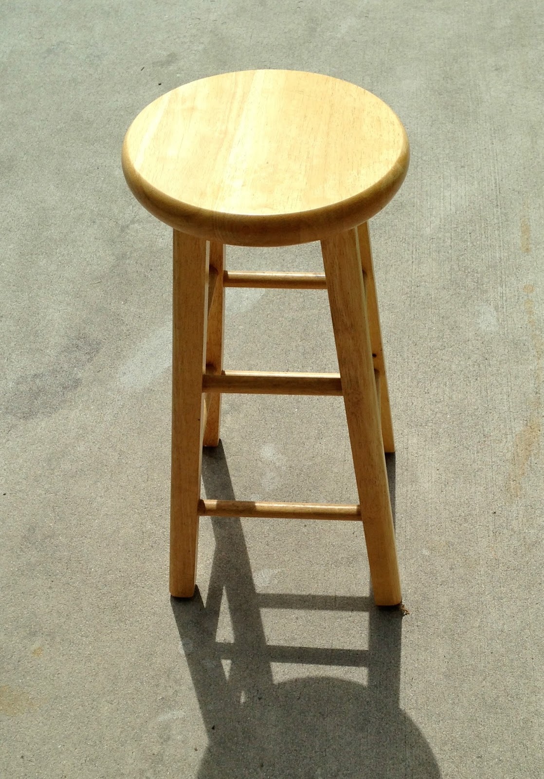 Imparting Grace: Simple project: DIY "Antique" Stool