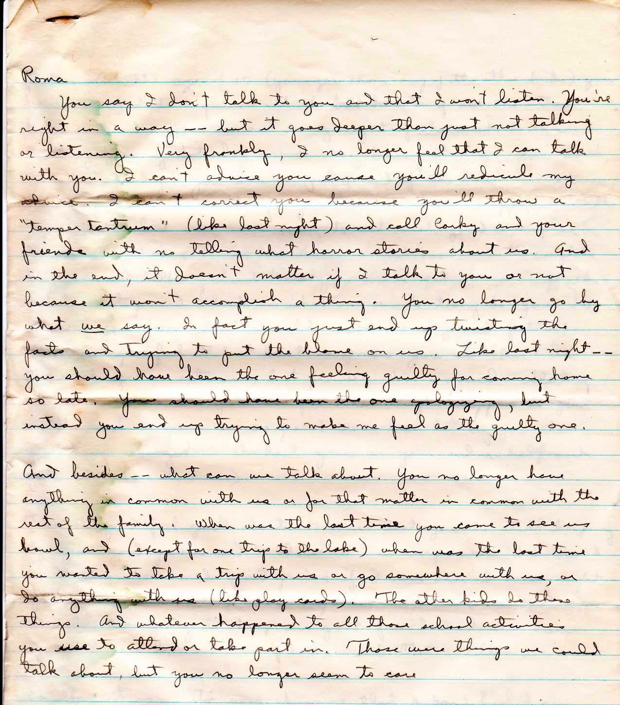 Rashmi's Riviera- The Lost Tranquility: "I MISS YOU PAPA"- LETTER OF A ...