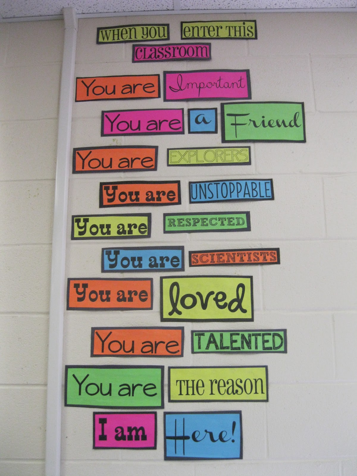 Teaching in an Organized Mess: My Finished Classroom