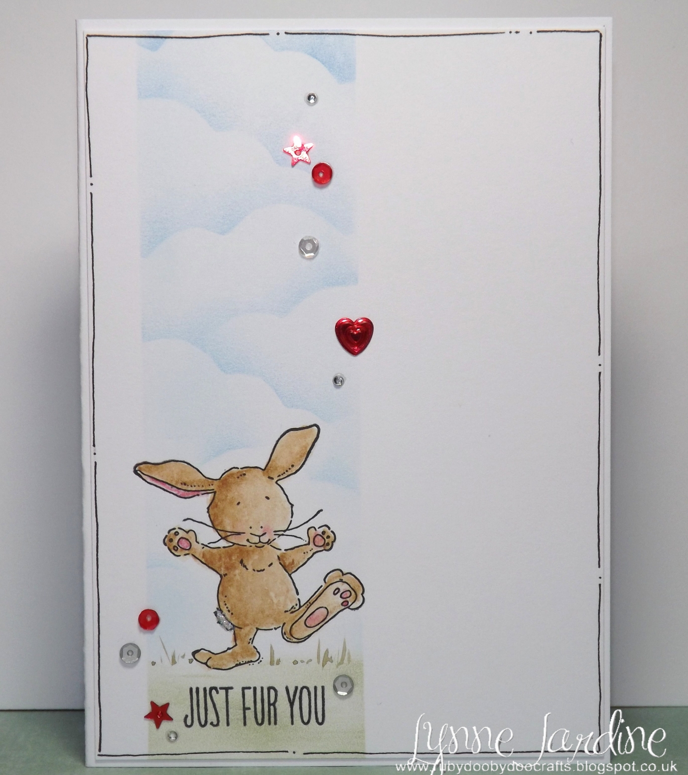 Ruby-Dooby-Doo Crafts: Bunnies and roses