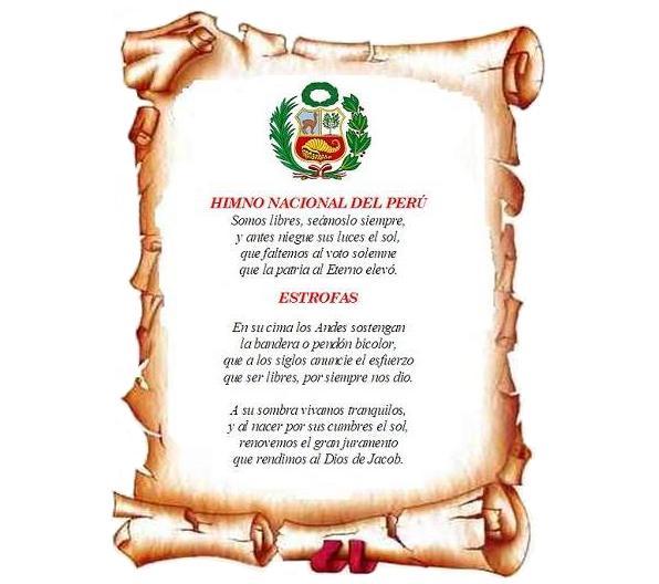 Peru Ahora: (YouTube) El Mejor Himno Nacional del Mundo