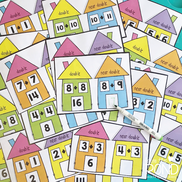 Near Double Neighbors - An Addition Strategy | From the Pond