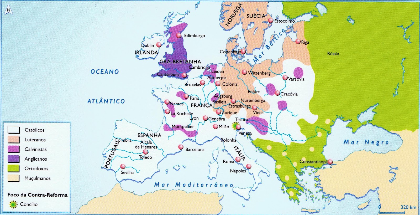 Disciplina de História: As reformas religiosas no século XVI