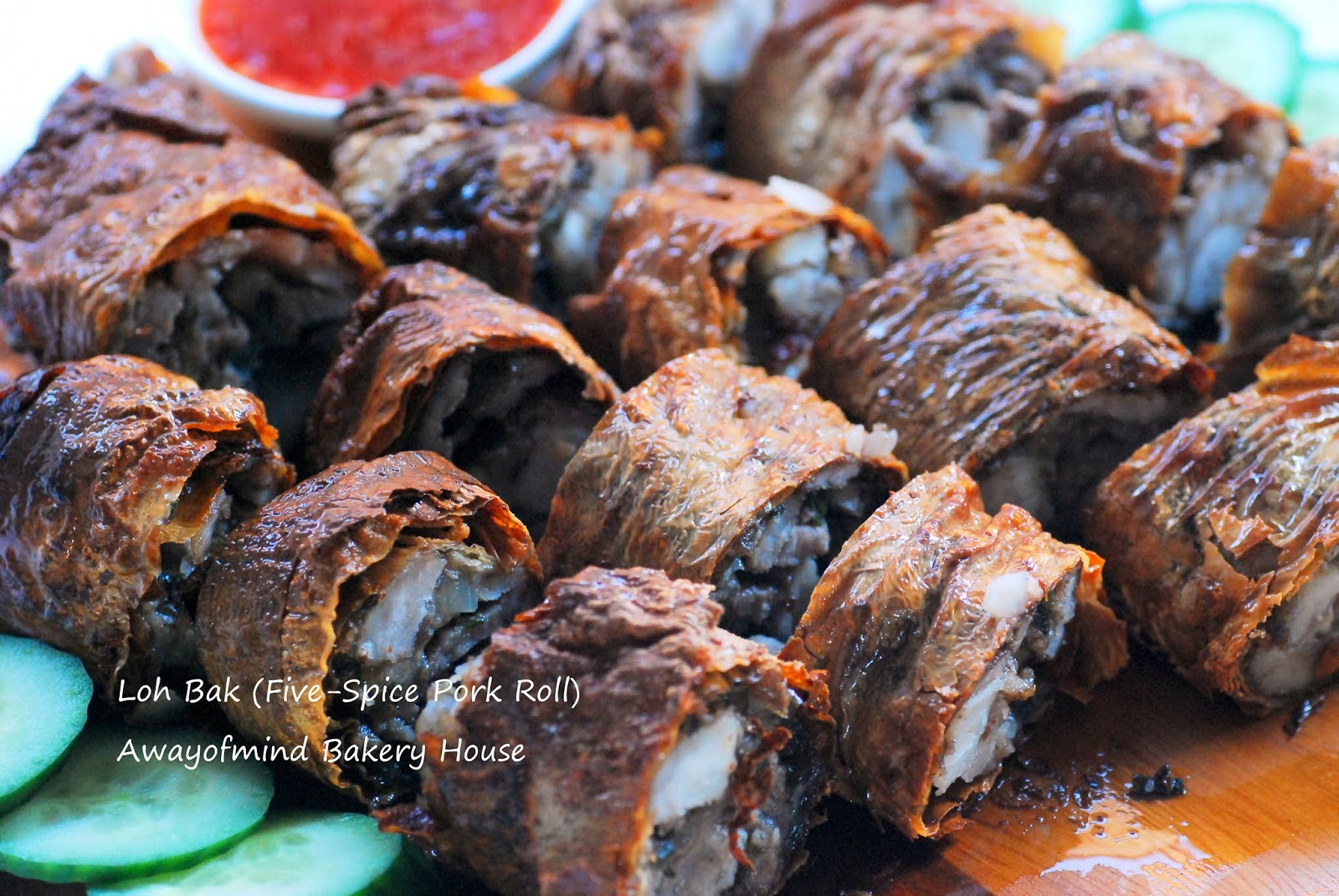 Awayofmind Bakery House: Loh Bak (Five-Spice Pork Roll) 五香肉卷