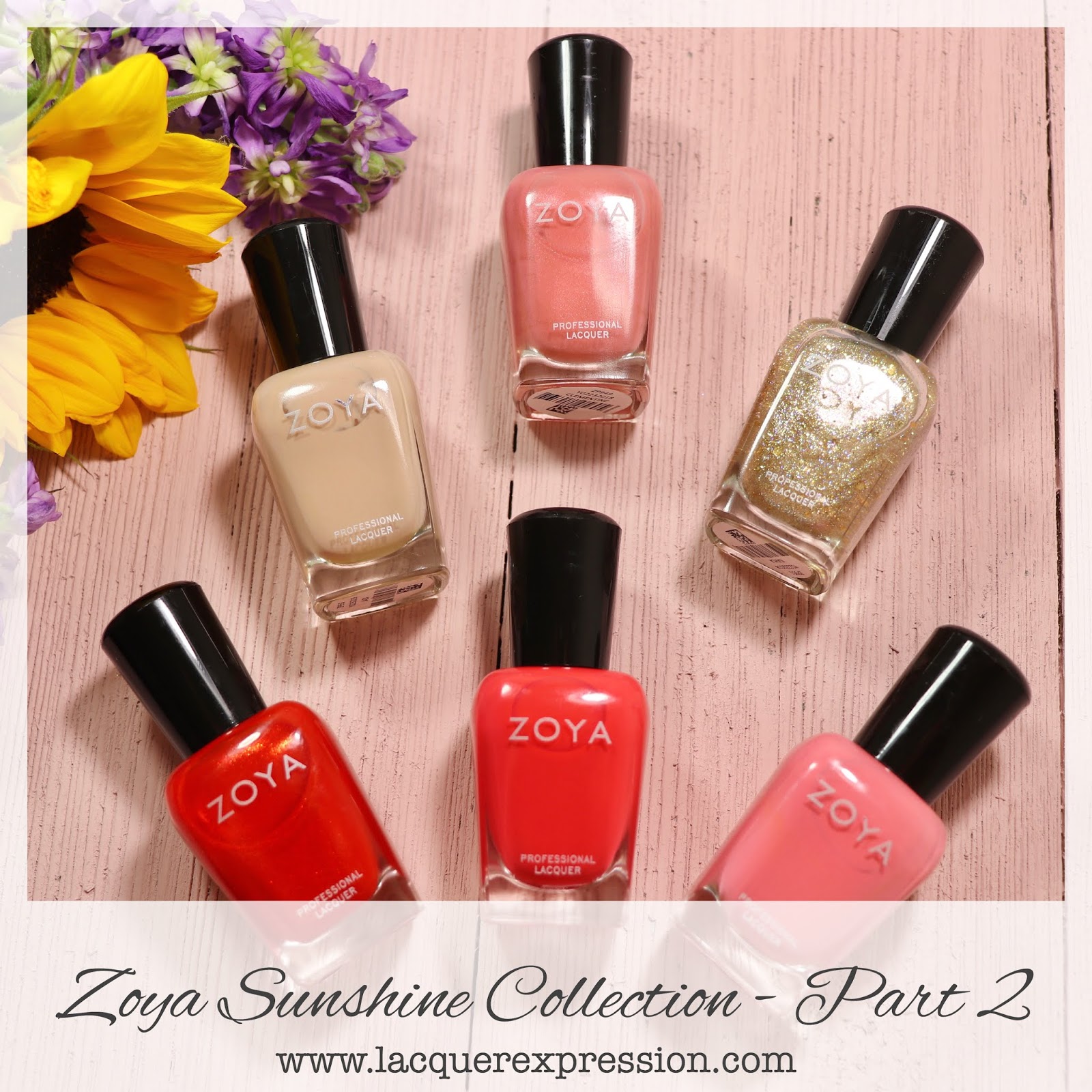 Zoya Sunshine Summer 2018 Collection (Part II) Swatch and Review ...
