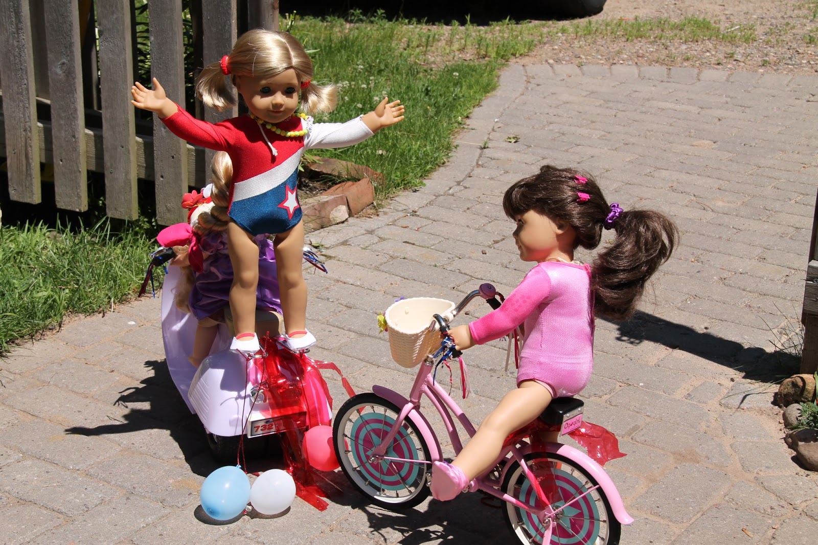 American Girl Doll Play: Celebrating the 4th With a Doll Parade