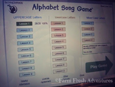 Farm Fresh Adventures: Alphabet Song Game by The Critical Thinking Co ...