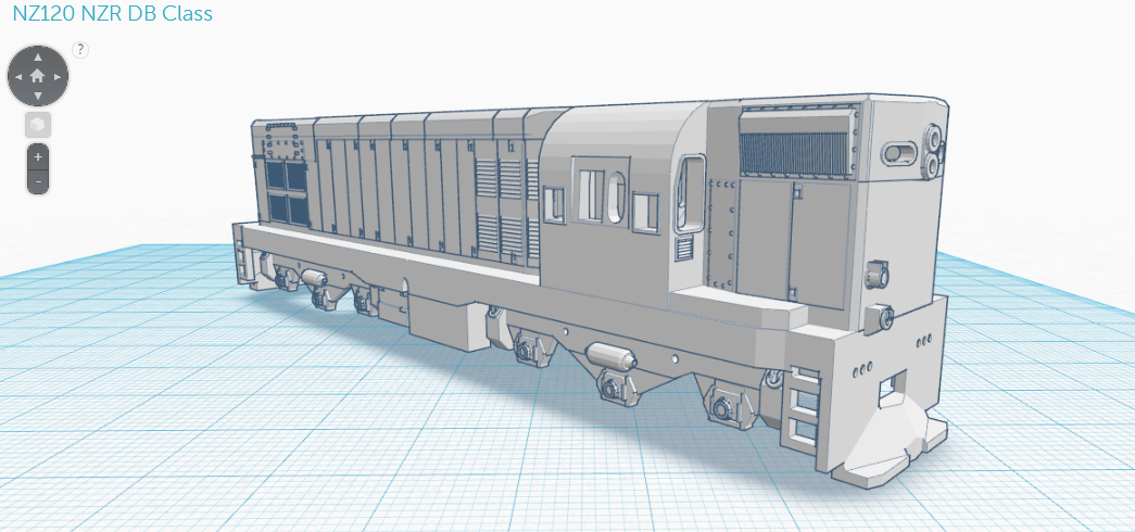 New Zealand Railway Models (Kiwi Trains): 3d Printable NZR DB Class