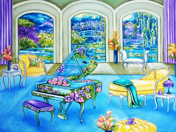 Monet Fine Art Print by k Madison Moore