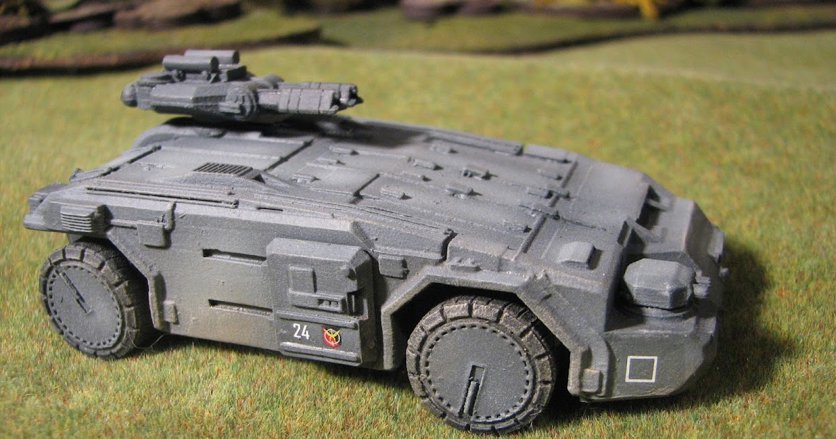 15mm Sci Fi Small Soldiers: 15mm Khurasan Caiman APC
