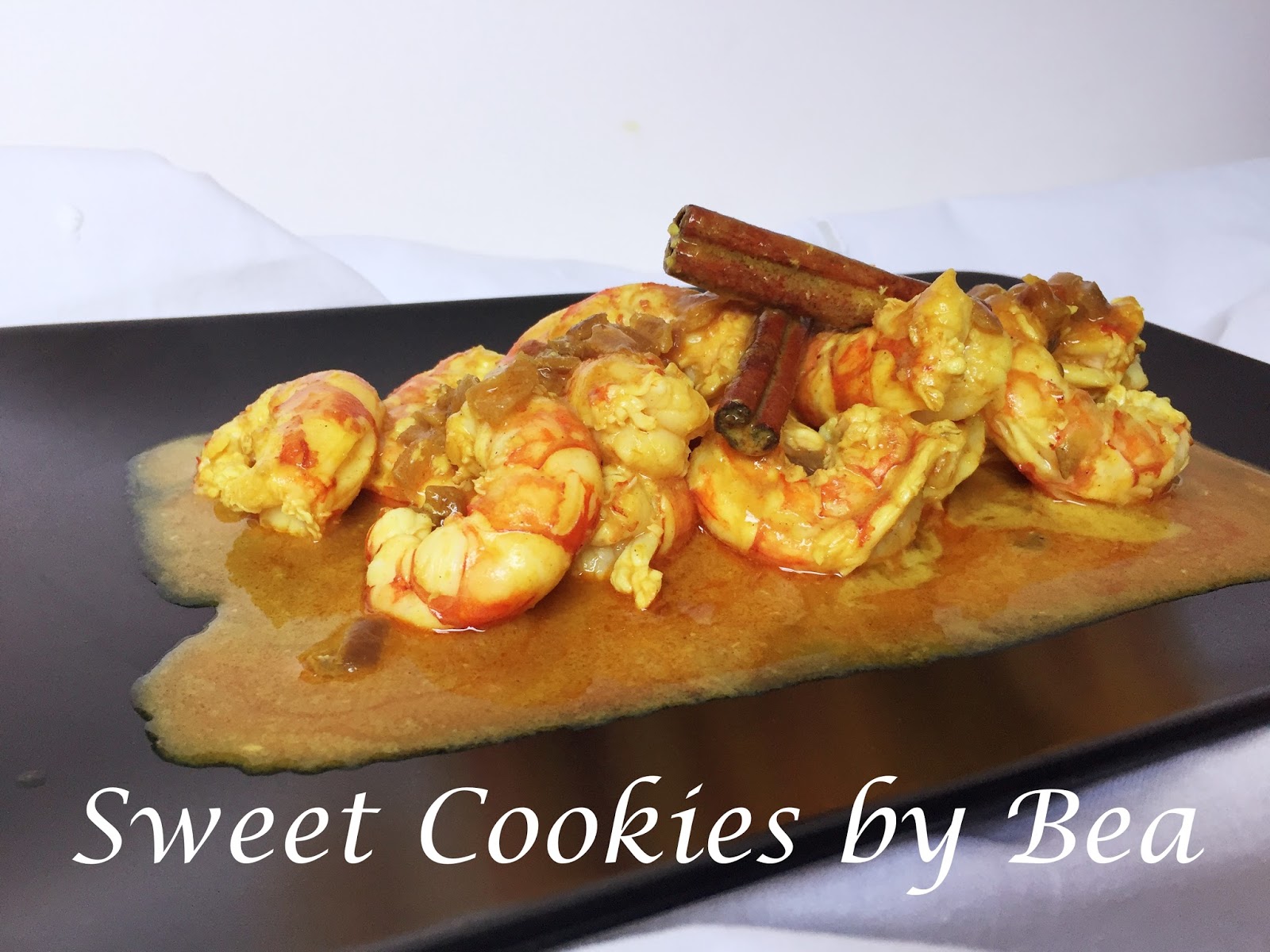 Sweet Cookies by Bea: Curry de gambón con coco