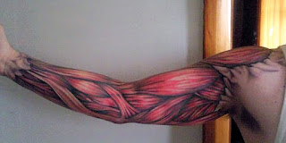 Tattoo art: Anatomy tattoos