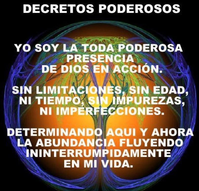 Universo de Luz y Amor: DECRETOS PODEROSOS