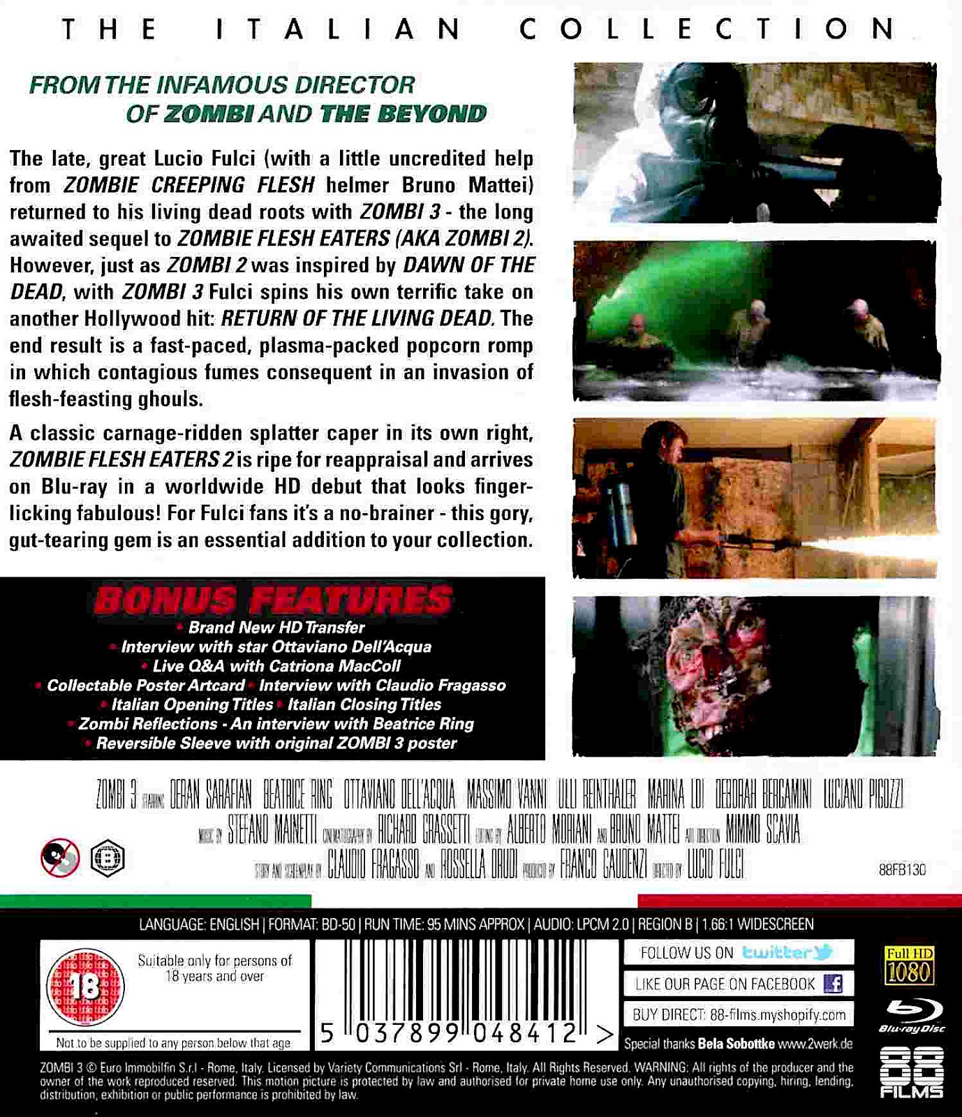 blu-ray and dvd covers: 88 FILMS ITALIAN COLLECTION UK BLU RAY: #1 ...