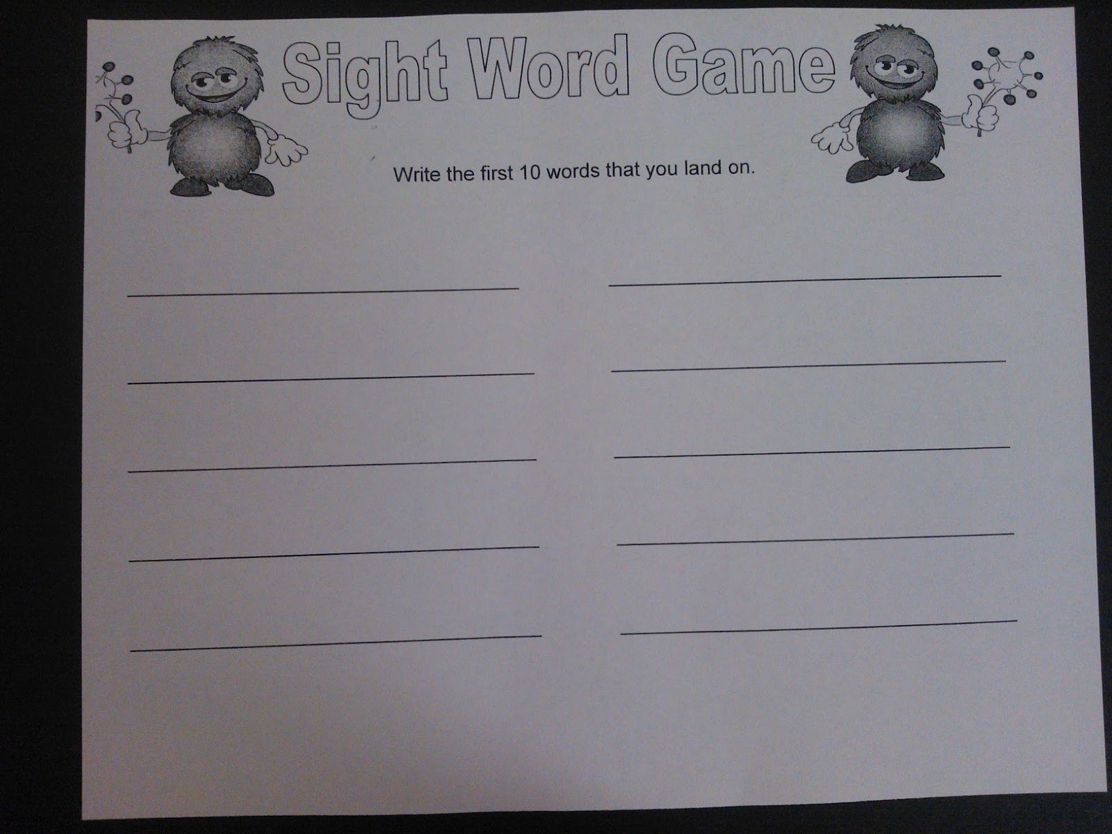 teaching with J: Reinventing Sight Words...