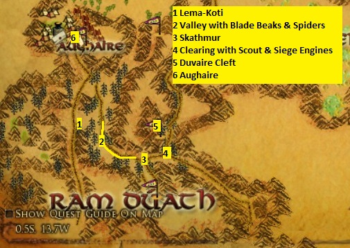 LOTRO Levelling Guide: Book 6: Fires in the North & Western Angmar (42-44)