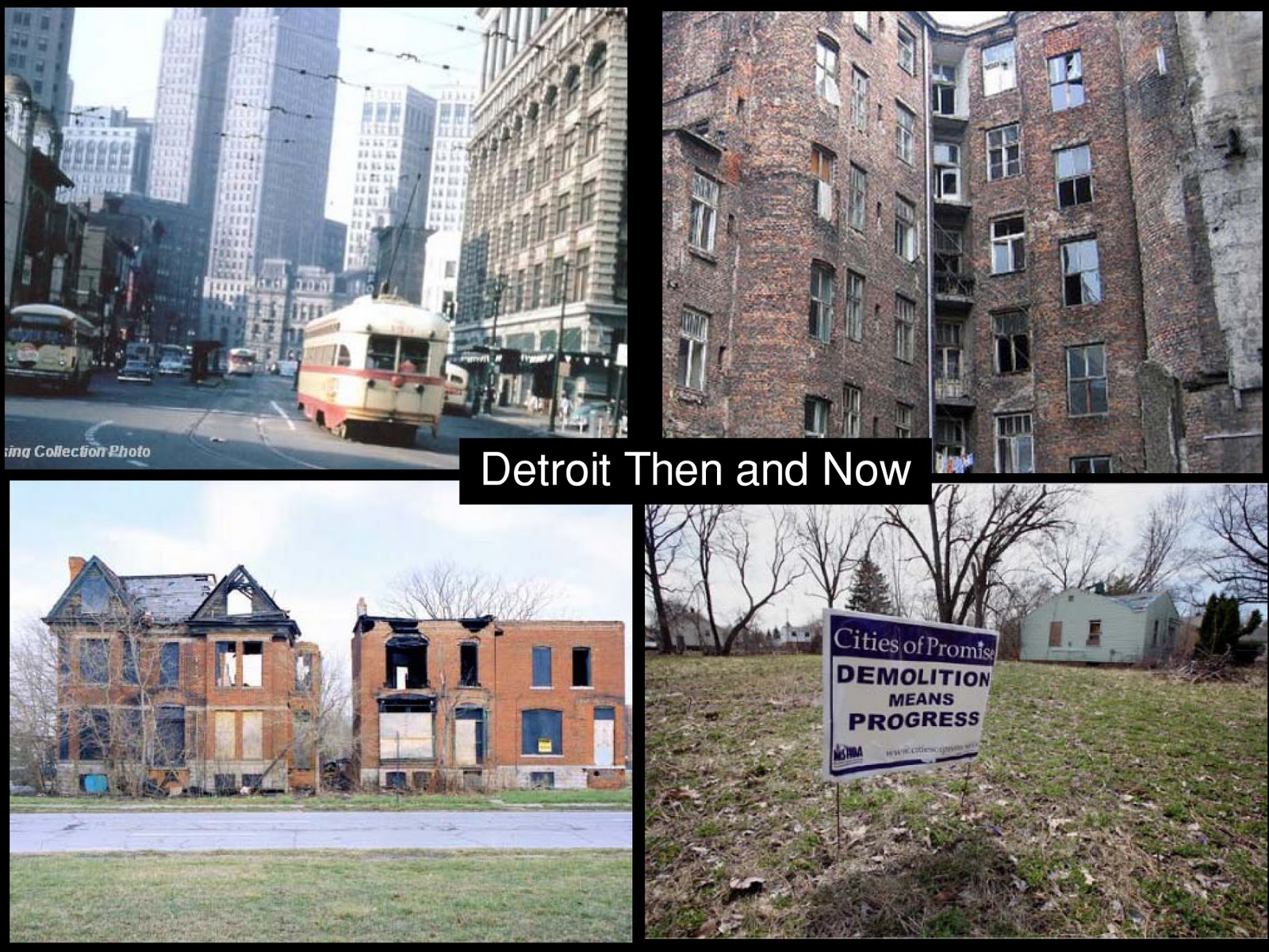 Detroit Then And Now