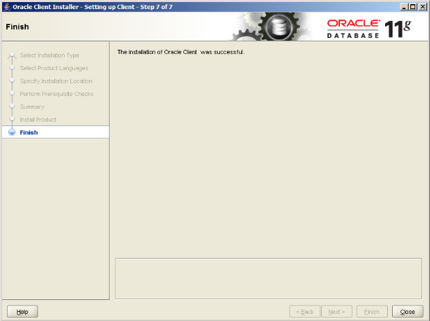 Oracle Client 11g Installation On Windows
