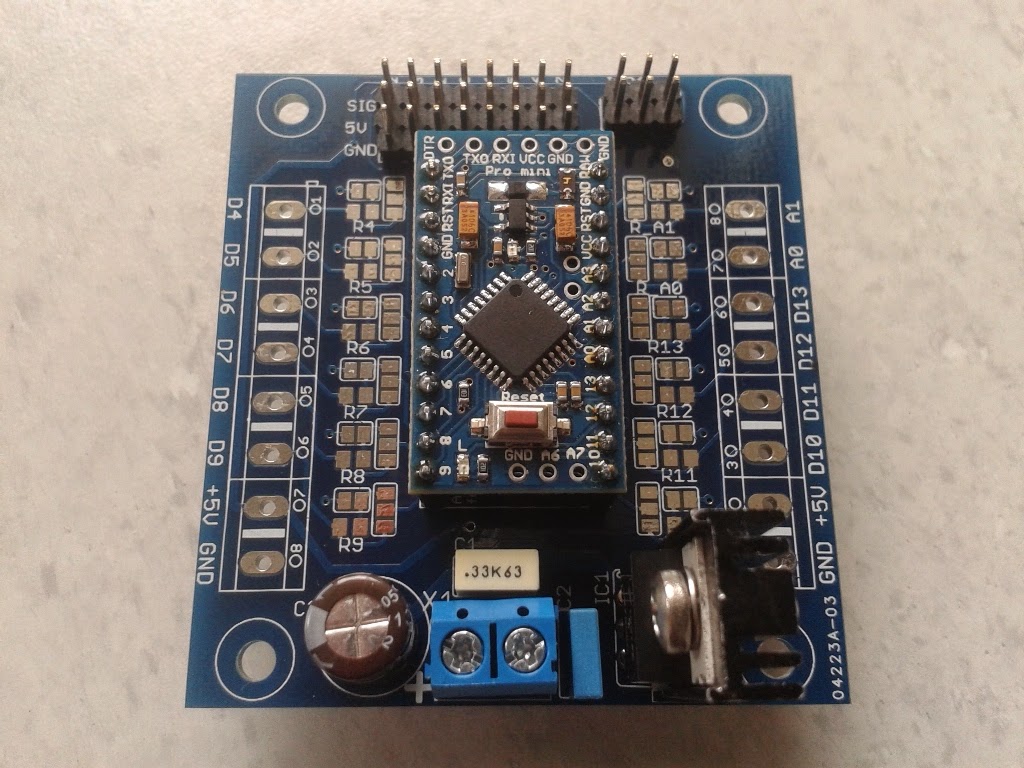 Arduino pro mini V2 project board