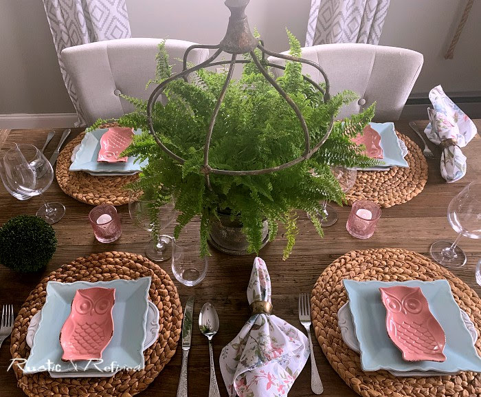 Farmhouse Tablescape for everyday | Rustic & Refined