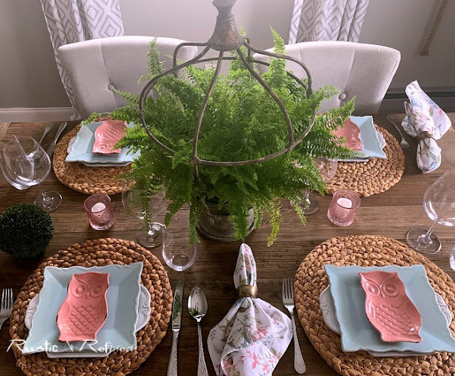 Farmhouse Tablescape for everyday | Rustic & Refined