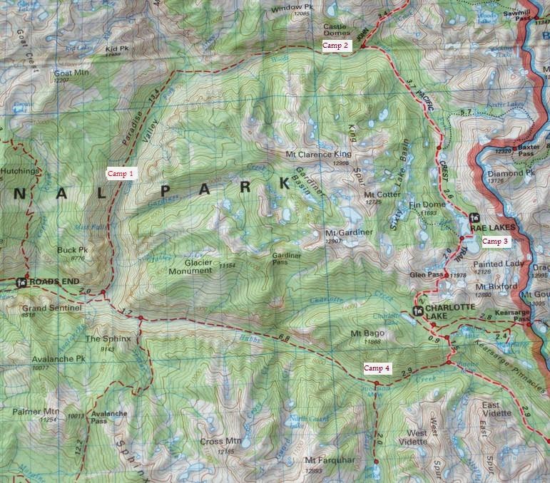 Rae Lakes Loop - Pacific Crest Trail Association
