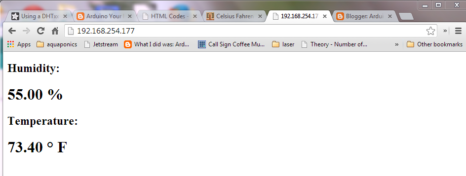 Arduino Temp / Humidity Web Server - Academy for Arduino