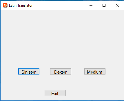 Latin Translator in C# - Tech Spider