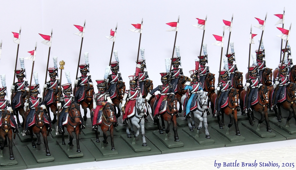 Battle Brush Studios: Showcase: 25mm Polish Lancers of the Imperial Guard