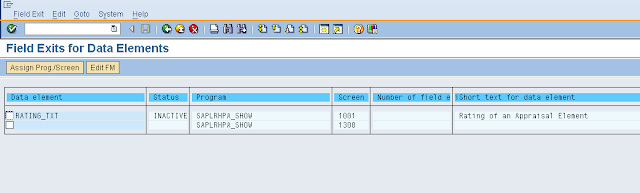 SAP TECH: Example for Global Field Exit
