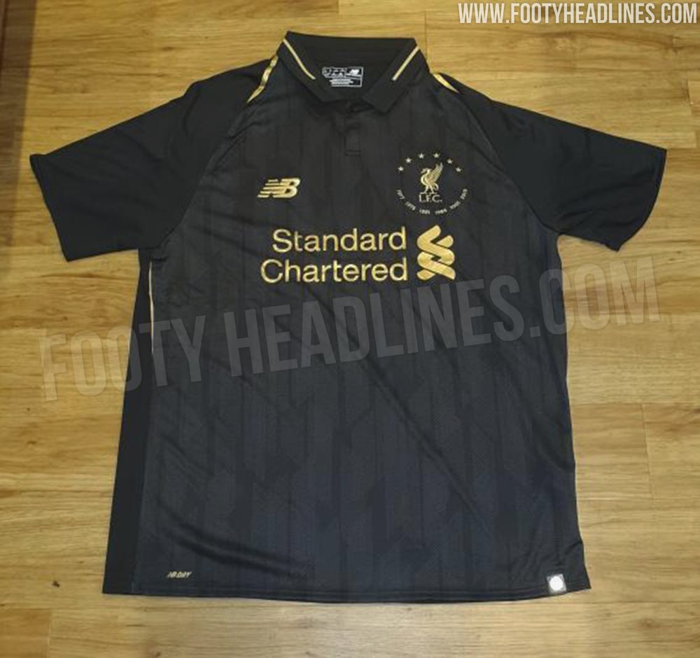 Stunning Black / Gold Liverpool 19-20 'Six Times' Kit Leaked - Footy ...