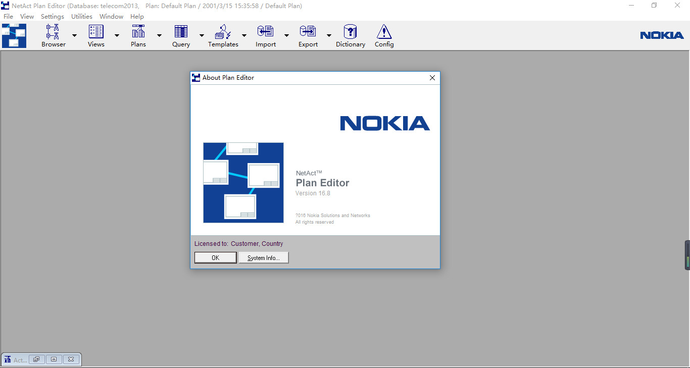 NetAct Plan Editor 2022 (SBTS 21B) Support
