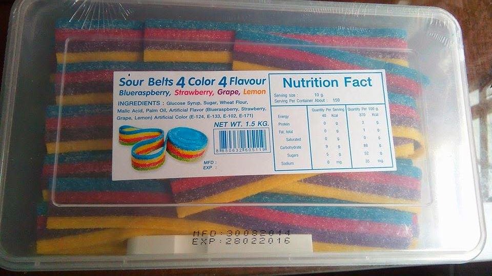 DC Sweet & Sour Candy Store: Thailand Frit-C Sour Tapes