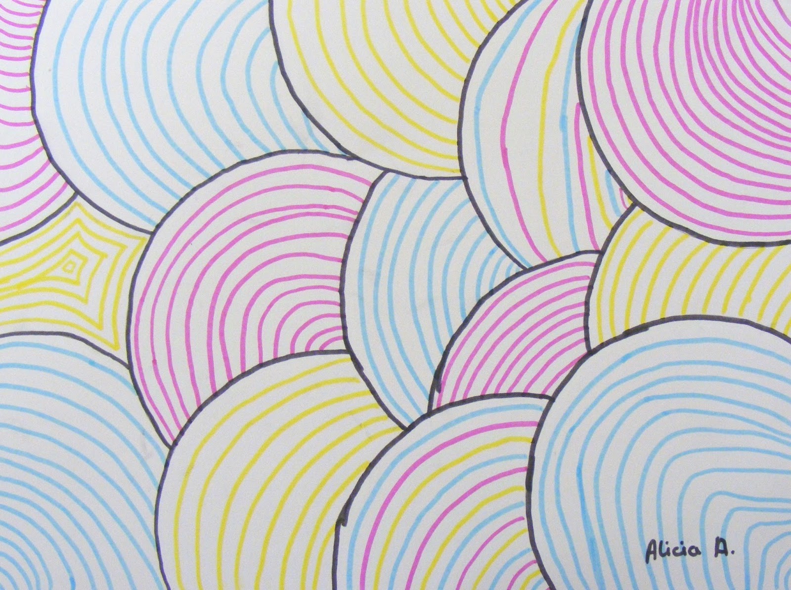 ESTUDIO KORAI: Tramas de líneas curvas