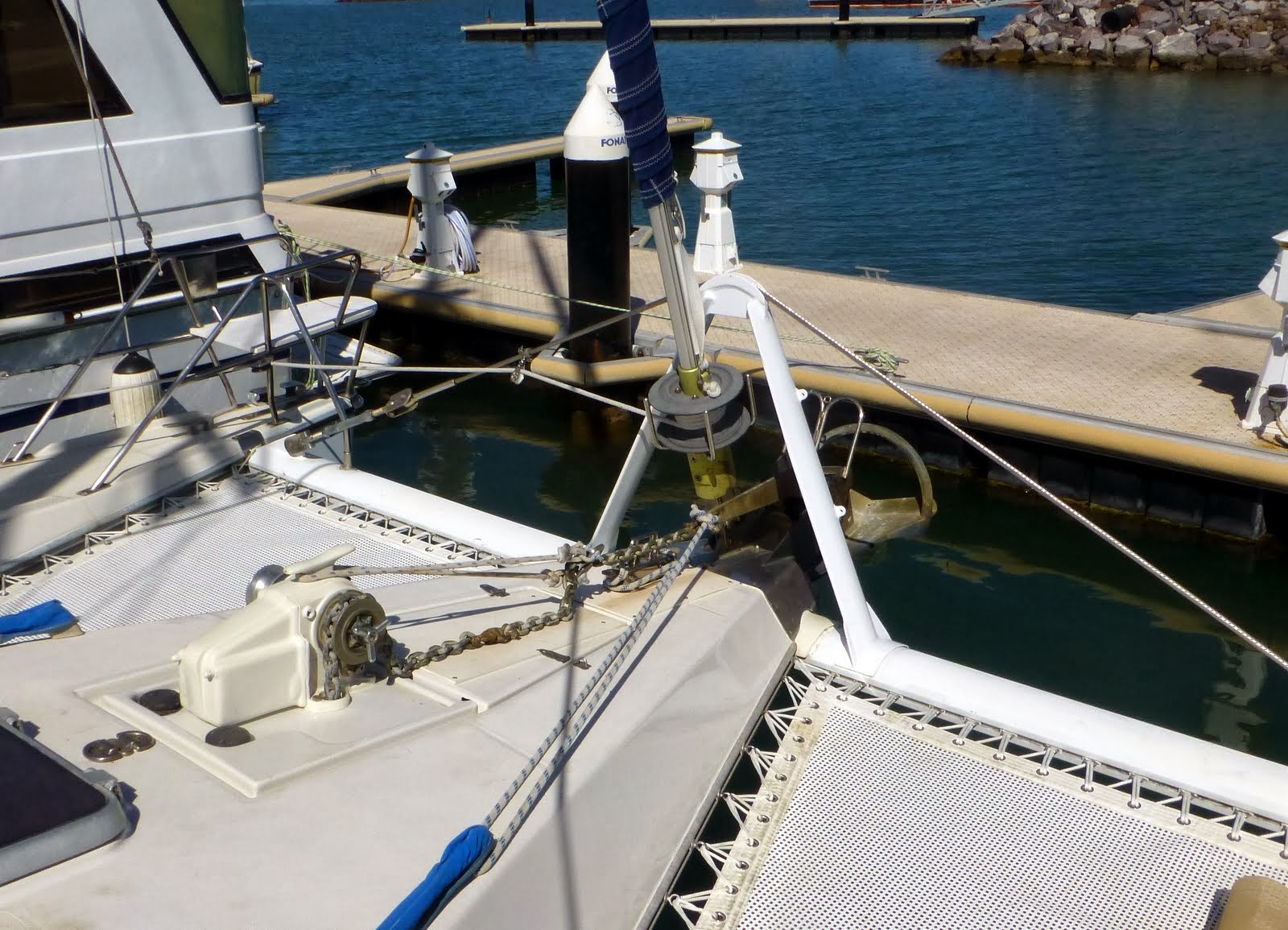 Magic, a Privilege 39' Catamaran, is SOLD: Exterior Features