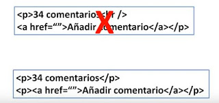 Errores o malas prácticas en HTML