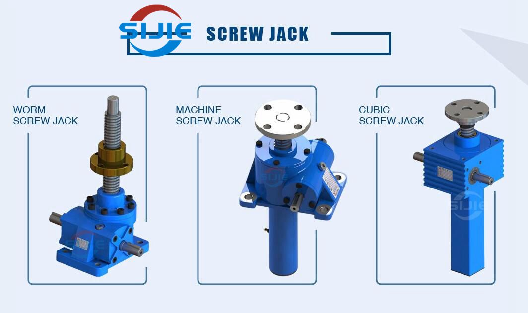 High performance Electric or Manual Worm Gear Screw Jack lifting system ...