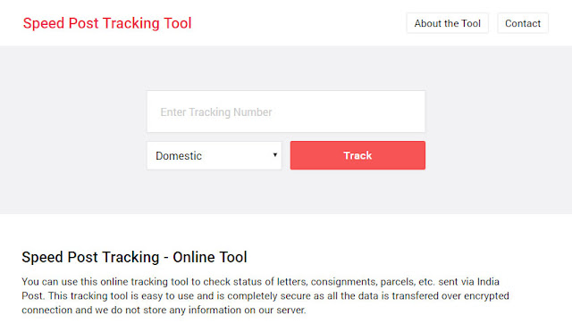Speed Post Tracking - Track Indian Speed Post Consignments Status ...