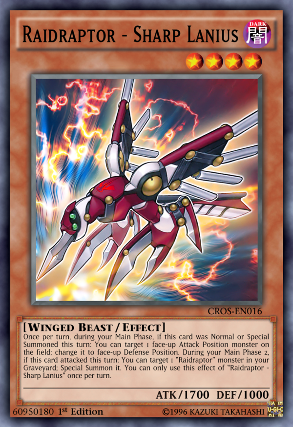 Duel Space: Raidraptor. Deck; Combos e Suportes